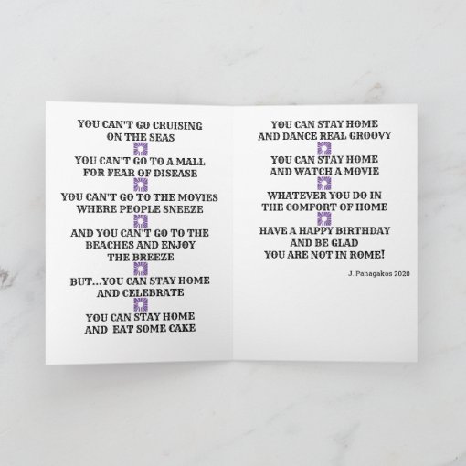 Covid-19 Time Capsule Greeting Card | Zazzle