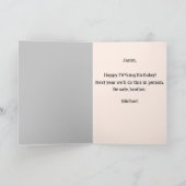 Covid Prepper Gas Mask Personalize Birthday Card | Zazzle
