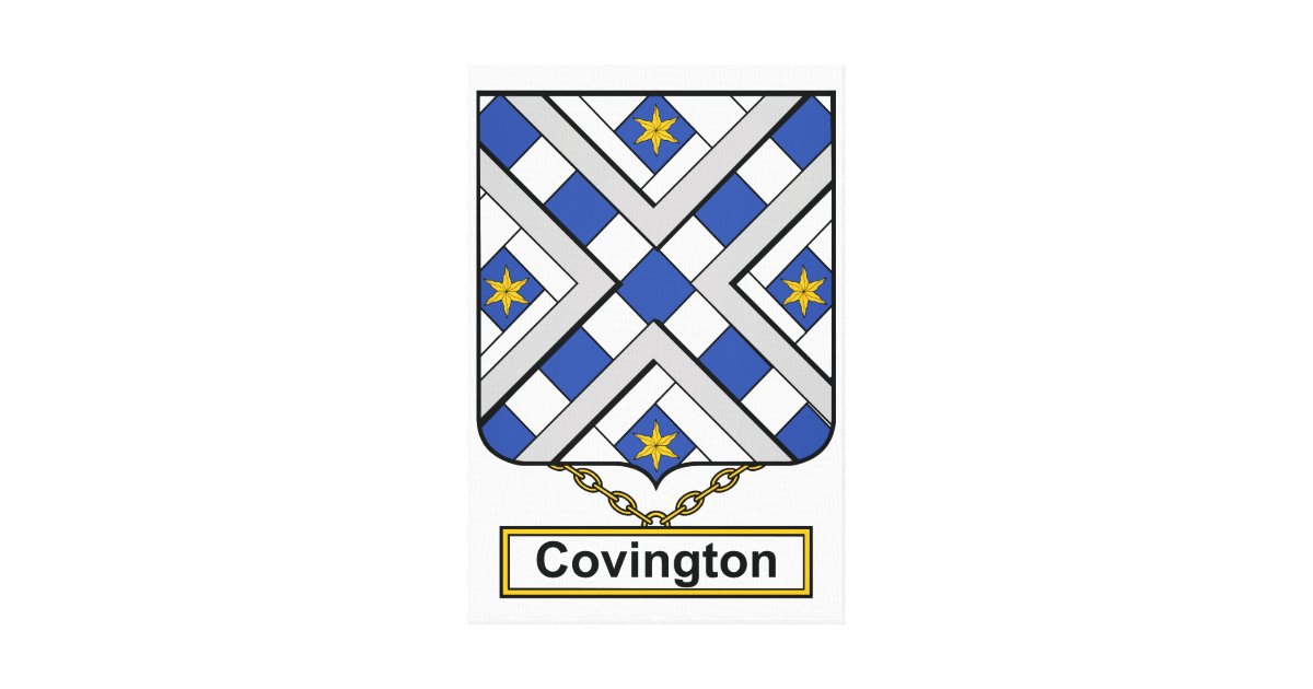 Covington Family Crest Canvas Print | Zazzle