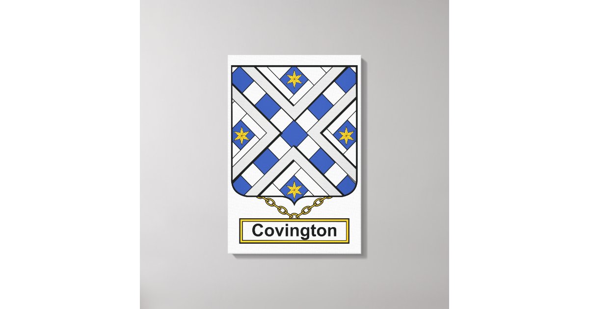 Covington Family Crest Canvas Print | Zazzle