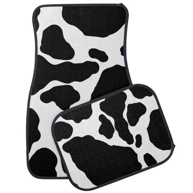 Cow Animal Print Pattern Car Mat | Zazzle