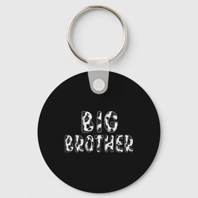 Cow Big Brother Birthday Family Matching Fathers D Keychain | Zazzle