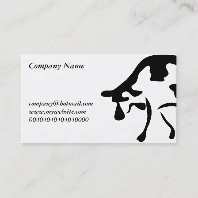 Cow, Business Card | Zazzle
