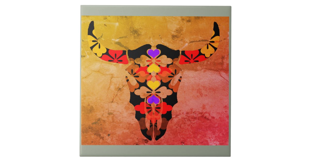 cow ceramic tile | Zazzle