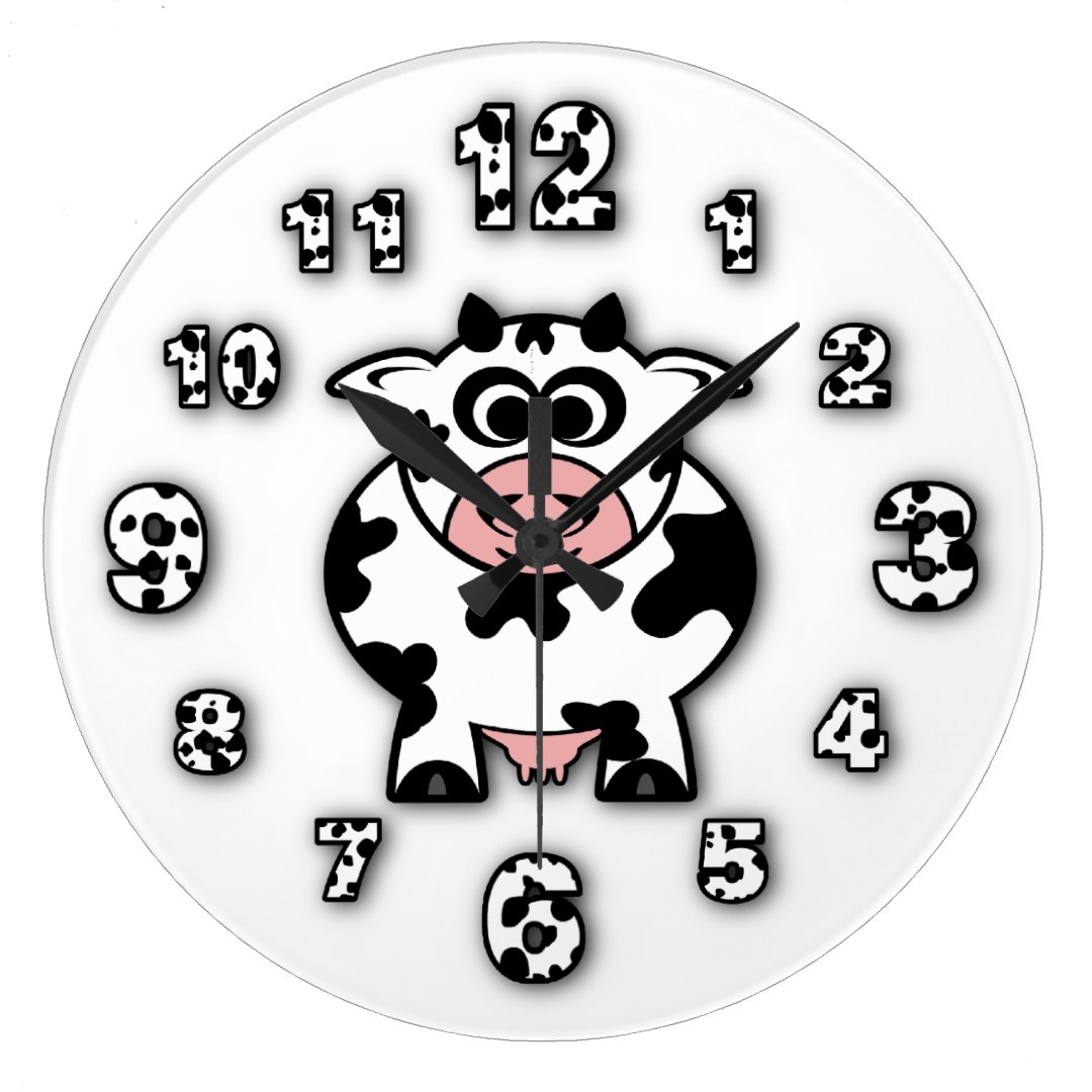 Cow Clock | Zazzle