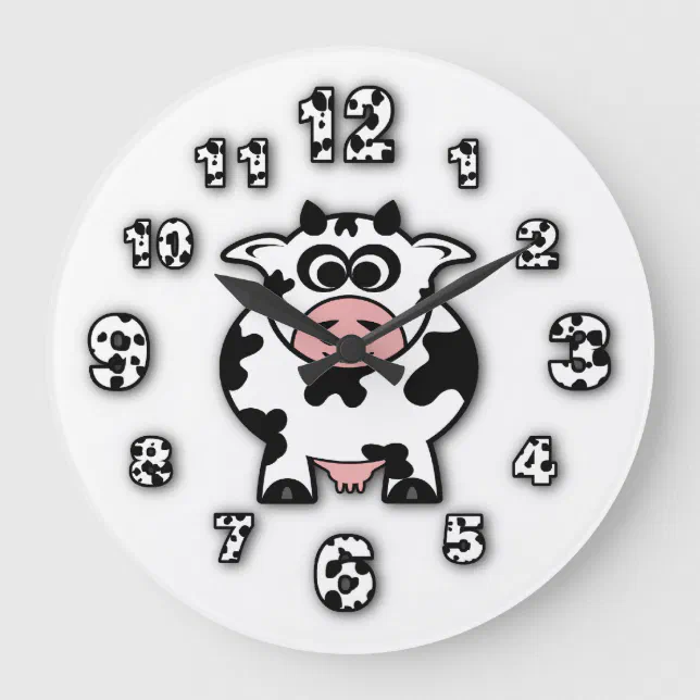 Cow Clock | Zazzle