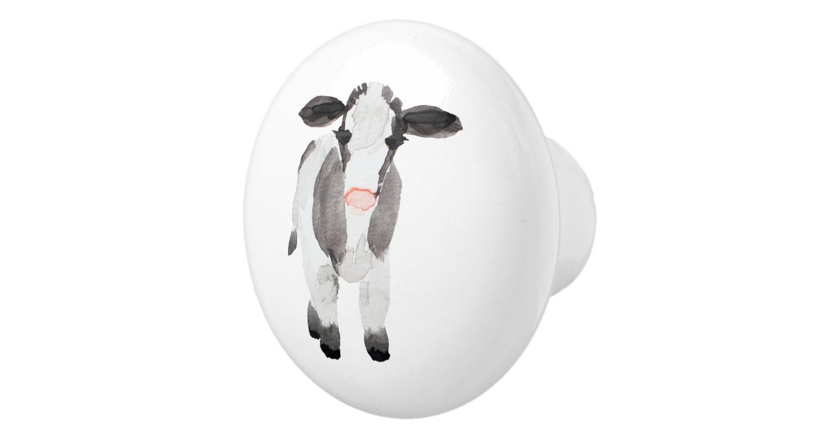 Cow Drawer Pull Farmhouse Knob | Zazzle