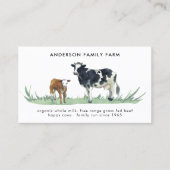 Cow Farm Free Range Beef Meat Dairy QR Code Business Card | Zazzle