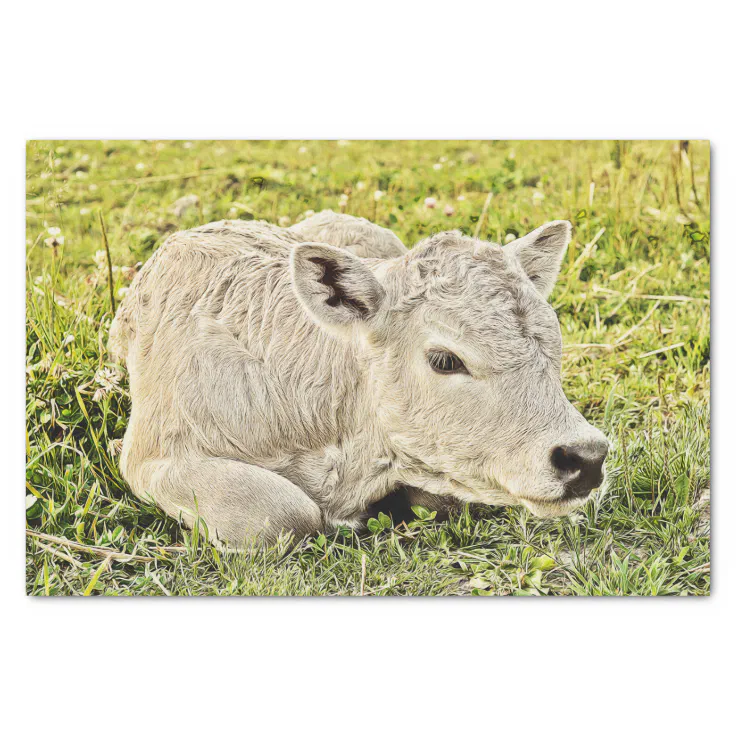 Cow Farm Rustic Country Decoupage Tissue Paper | Zazzle