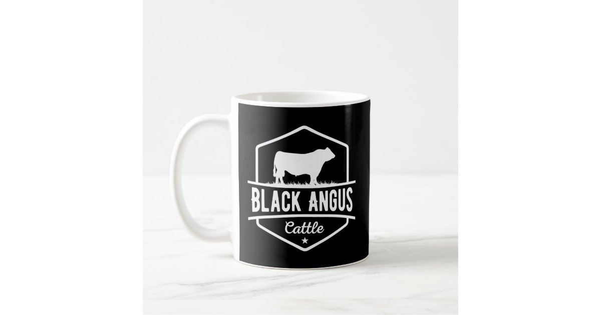 Cow Farmer Black Angus Cattle Coffee Mug | Zazzle