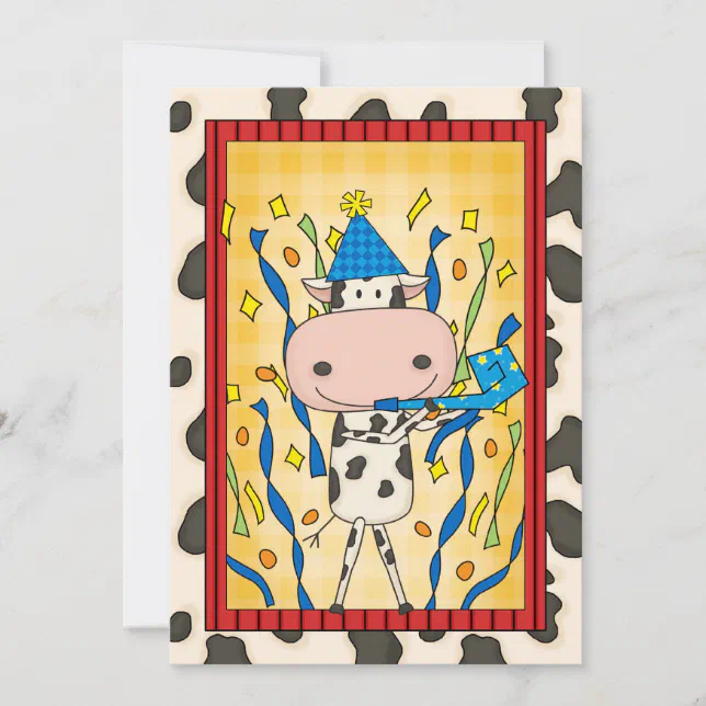 Cow - Graduation Party Invitation | Zazzle