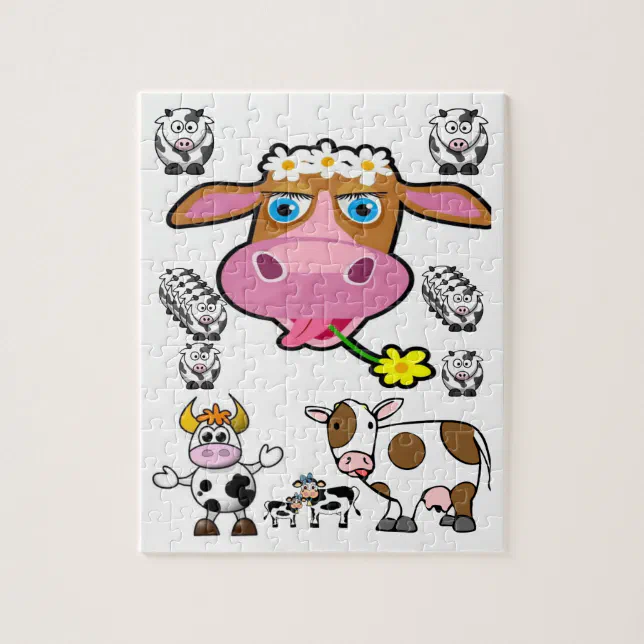Cow Jigsaw Puzzle | Zazzle