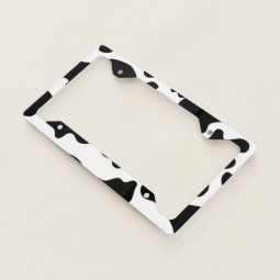 Cow License Plate Frame | Zazzle
