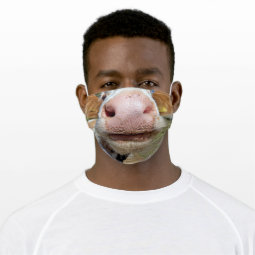 Cow nose snout face mask | Zazzle