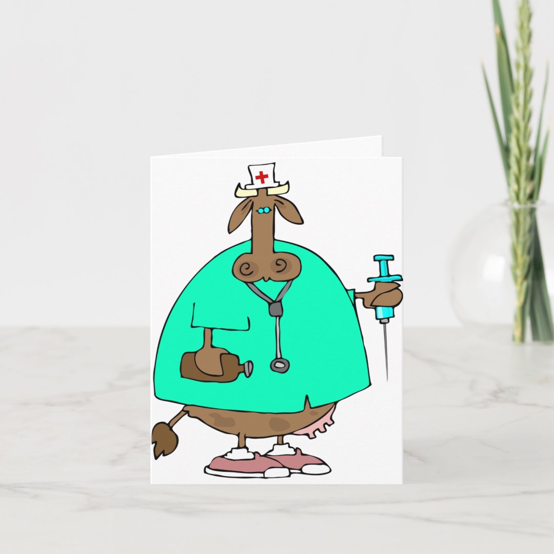 Cow Nurse Note Cards | Zazzle