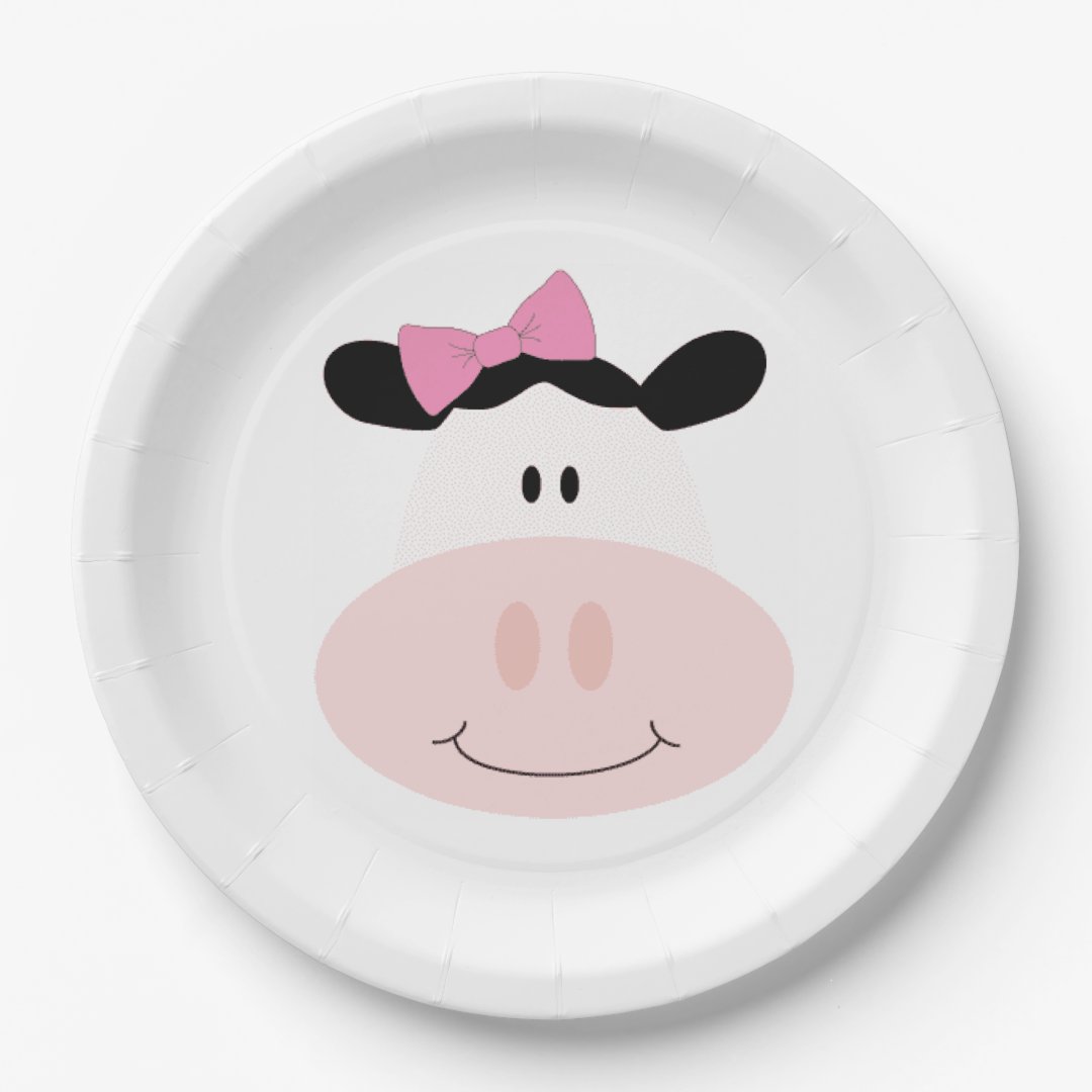 Cow Paper Plates | Zazzle