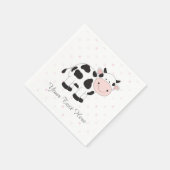 Cow Party Decor Paper Napkins | Zazzle