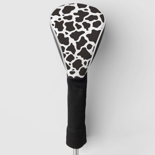 Cow pattern background golf head cover | Zazzle.com
