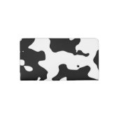 Cow Pattern Black and White Checkbook Cover | Zazzle