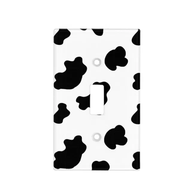 Cow Pattern Light Switch Cover | Zazzle