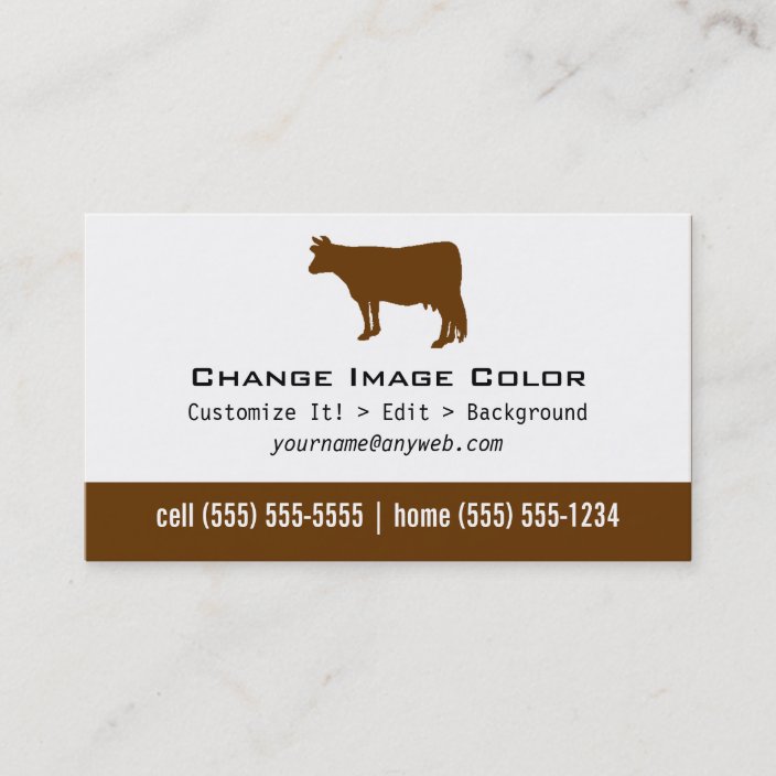 Cow - Personal Business Card | Zazzle