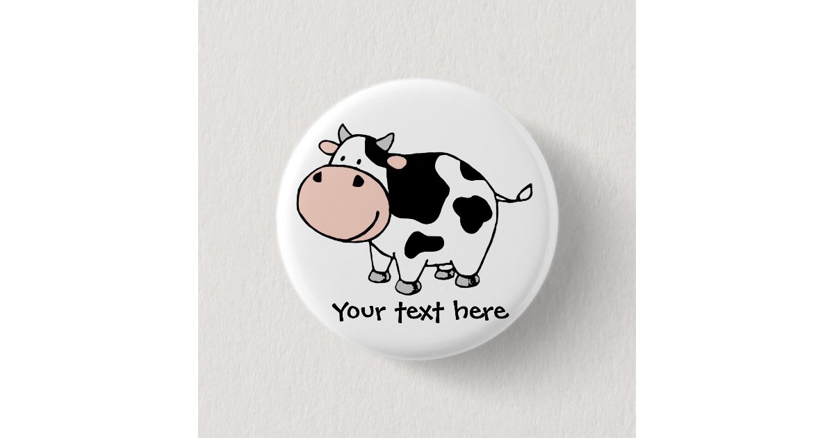 Cow Pinback Button | Zazzle