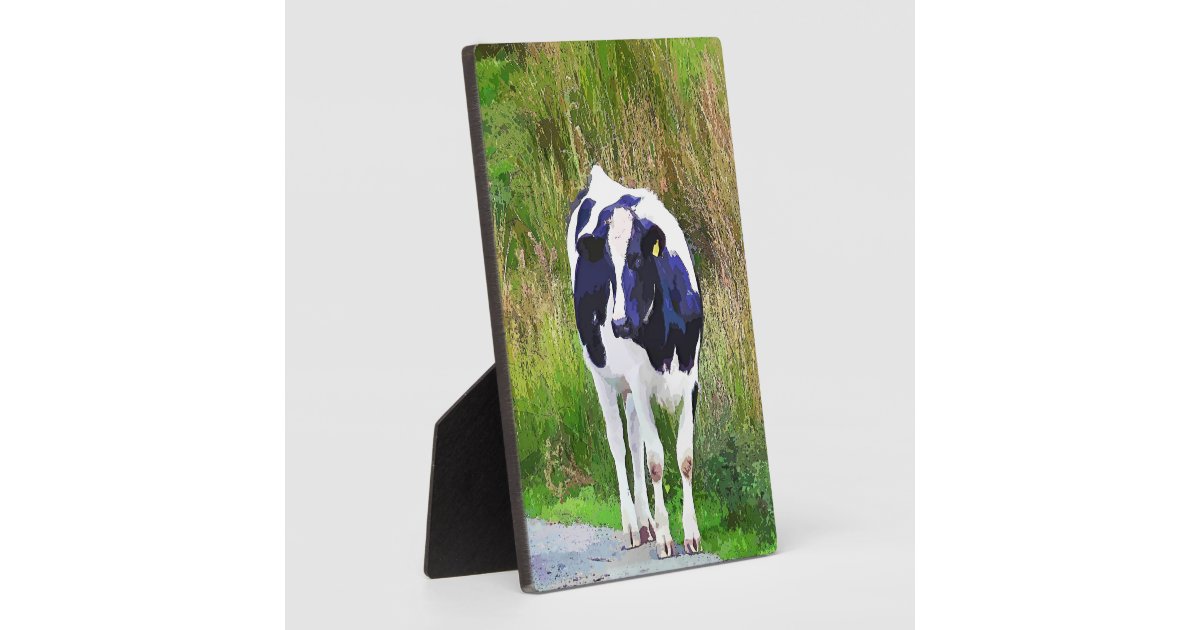 COW PLAQUE | Zazzle