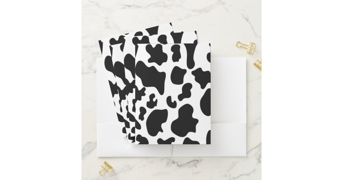 Cow Pocket Folder | Zazzle