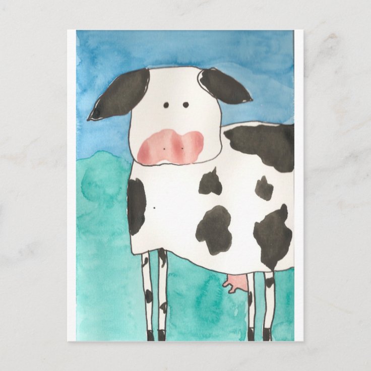 Cow Postcard | Zazzle