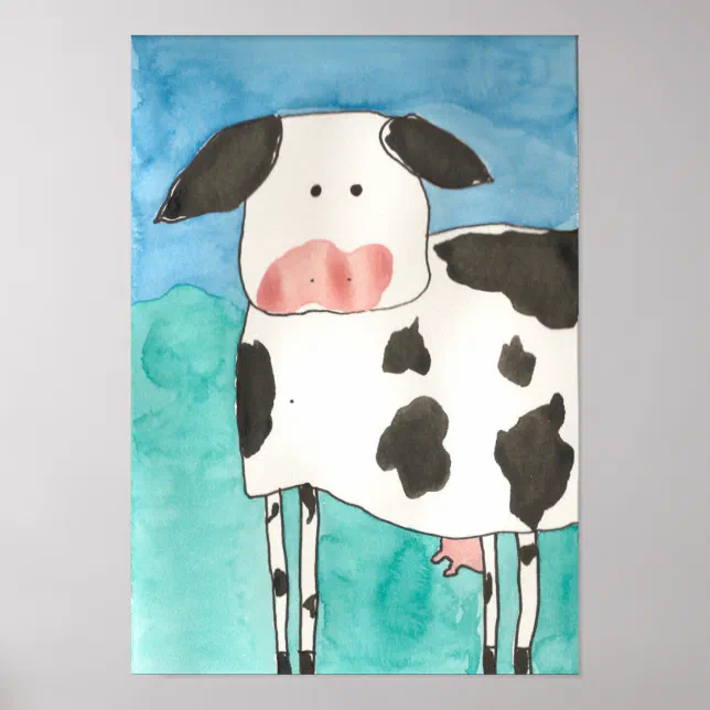 Cow poster | Zazzle