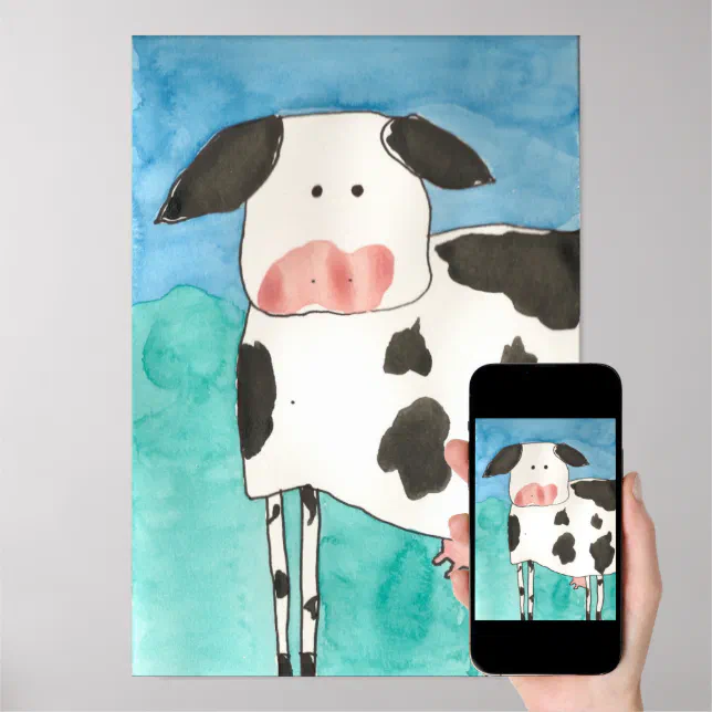 Cow poster | Zazzle