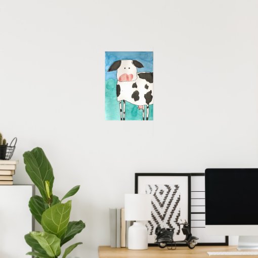 Cow poster | Zazzle
