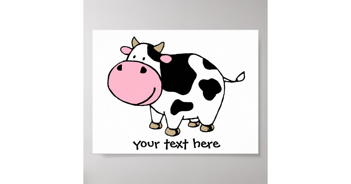 Cow Poster | Zazzle