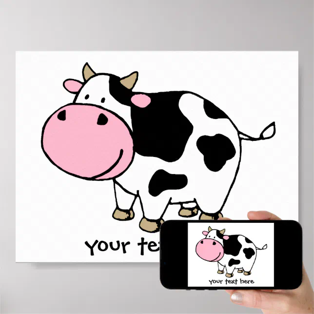 Cow Poster | Zazzle
