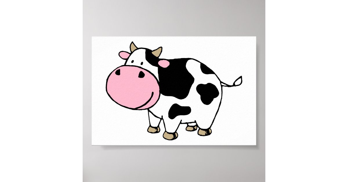 Cow Poster | Zazzle