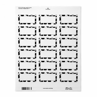 Cow Print Address Labels | Zazzle