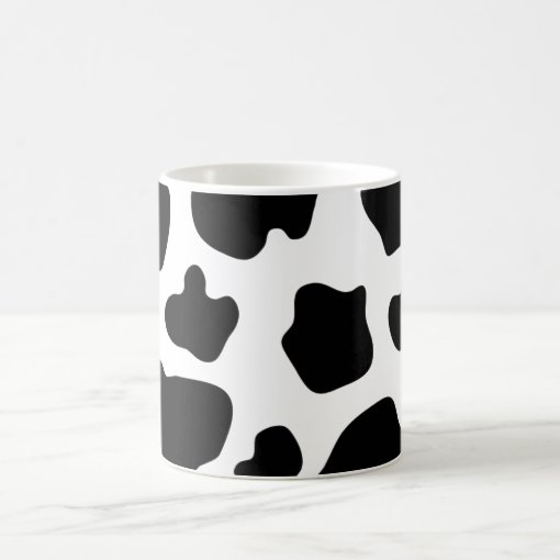 Cow print coffee mug | Personalizable | Zazzle
