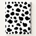 Cow Print, Cow Pattern, Cow Spots, Black And White Notebook | Zazzle