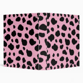 Cow Print, Cow Pattern, Cow Spots, Pink Cow 3 Ring Binder | Zazzle