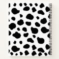 Cow Print, Cow Spots, Black And White, Your Name Notebook | Zazzle