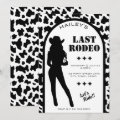 Cow Print Cowgirl Wedding Bachelorette Party Invitation | Zazzle