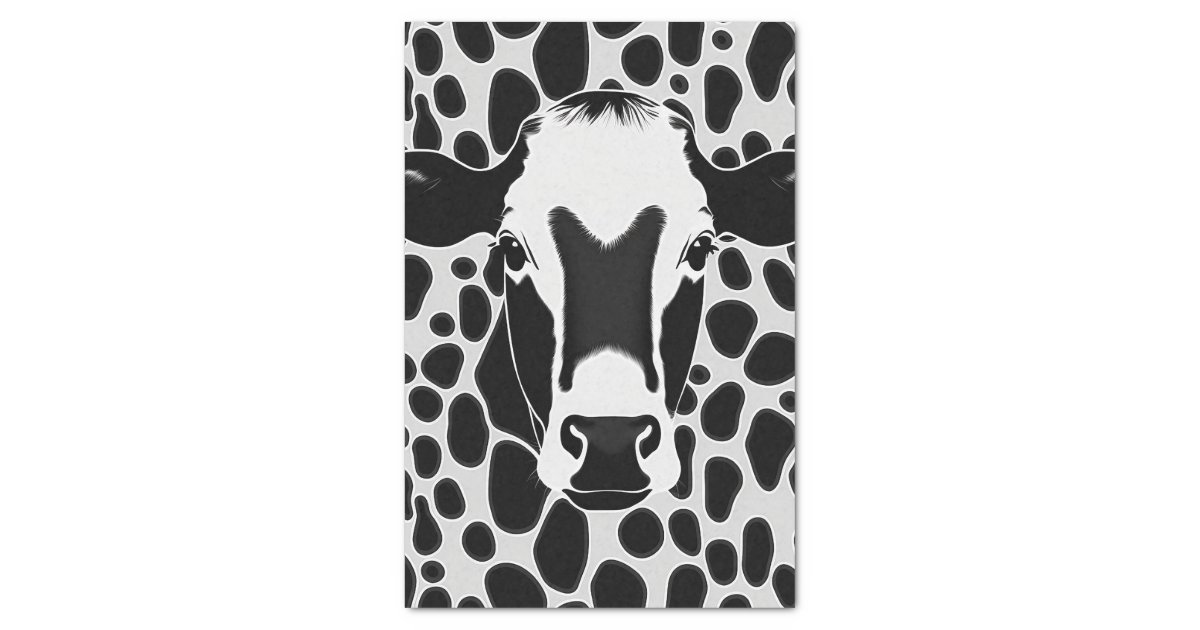 Cow Print Decoupage Paper | Zazzle
