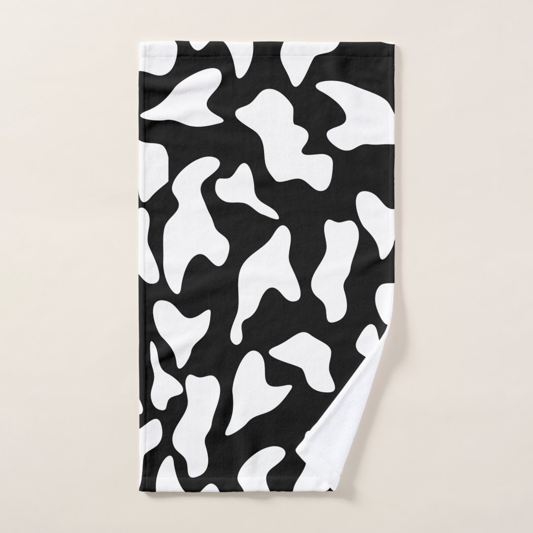 Cow Print Hand Towel | Zazzle