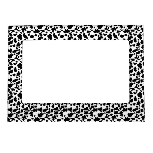 Cow Print Magnetic Frame Magnetic Picture Frames | Zazzle