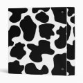 Cow Print Pattern Binder | Zazzle