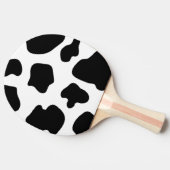 Cow print ping pong paddle for table tennis | Zazzle
