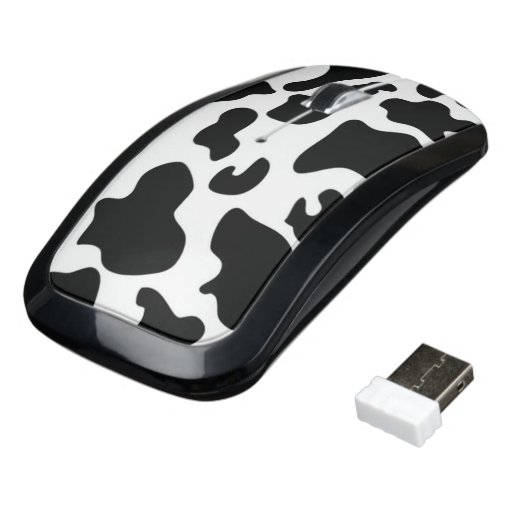 Cow Print Wireless Mouse | Zazzle