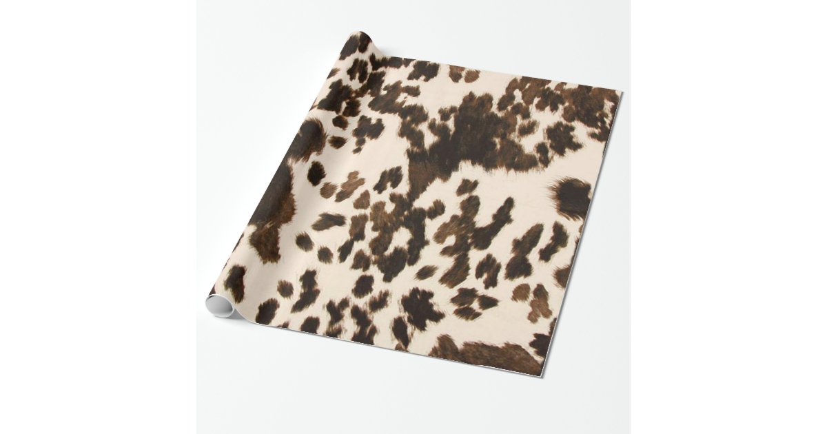 cow print wrapping paper | Zazzle