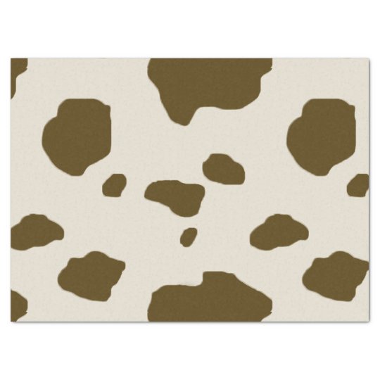 COW SKIN brown Tissue Paper | Zazzle.com