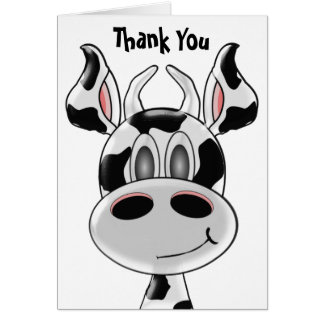 Cow Thank You Cards - Invitations, Greeting & Photo Cards | Zazzle